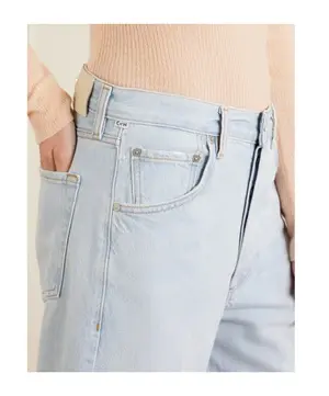 Citizens Of Humanity Ayla Baggy Mid-rise Wide-leg Jeans - Light Denim Blue