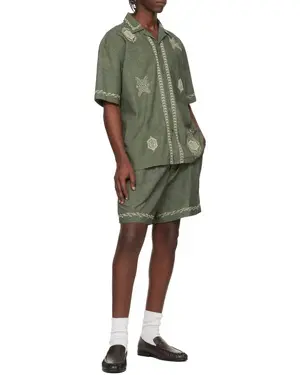 Isabel Marant Étoile Zekim Embroidered Short-sleeve Shirt