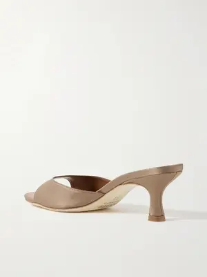 Staud Brigitte Kitten Heel Sandals - Brown