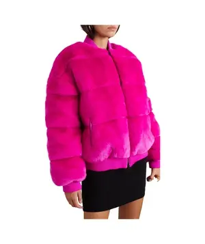 TOM FORD Faux Fur Down Bomber Jacket