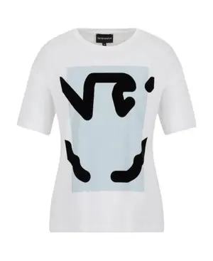 Emporio Armani Eagle Logo Printed T-shirt