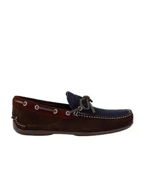 FERRAGAMO Suede Loafers With Bow Detailing