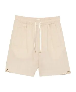 Eleventy Drawstring Waist Shorts - Beige