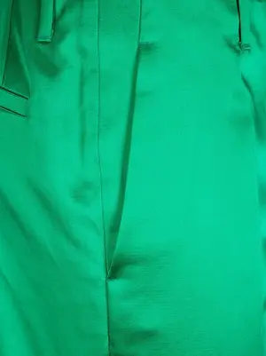 Dries Van Noten Cropped Flared Pants - Green