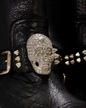 Philipp Plein Embellished Logo Ankle Boots