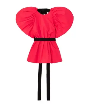 ROKSANDA Belted Taffeta Top