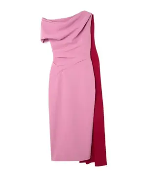 ROKSANDA One-shoulder Cape Dress