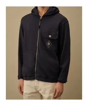 C.P. COMPANY Zip-fastening Hooded Sweatshirt