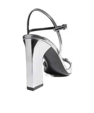 Gucci Signora Sandal - Metallic Silver