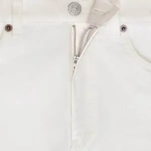 Celine High-waisted Denim Shorts With Stud Embellishments