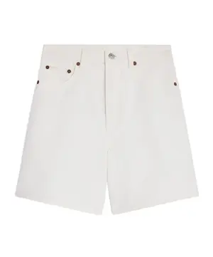 CELINE Celine High-Waisted Denim Shorts With Stud Embellishments