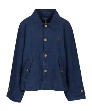 Polo Ralph Lauren Delavé Linen Single-breasted Jacket - Blue