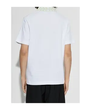 Casablanca Embroidered Logo Polo Shirt - White