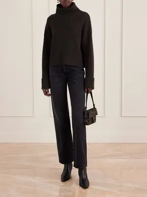 Staud Harlow Shoulder Bag - Black