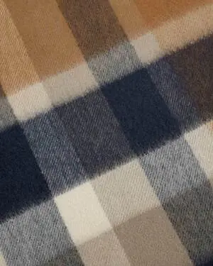 Max Mara Checkered Fringed Scarf - Multicolor