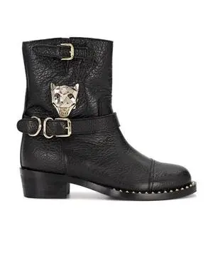 Philipp Plein Logo Booties
