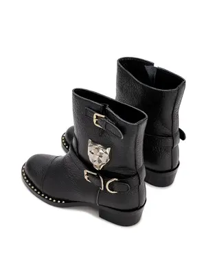Philipp Plein Logo Booties