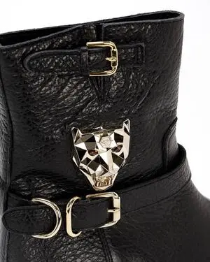 Philipp Plein Logo Booties