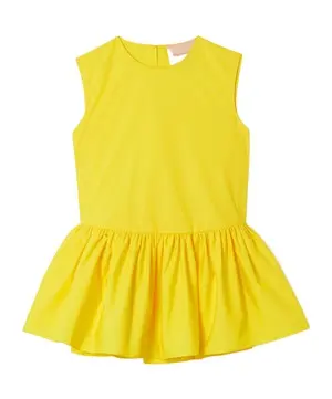 ROKSANDA Ruffled Peplum Cotton Top