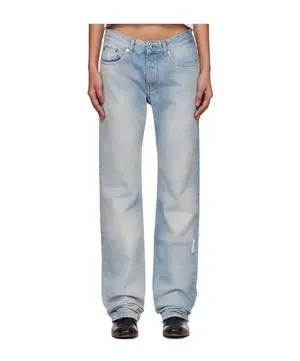 Off-White Straight Leg Jeans