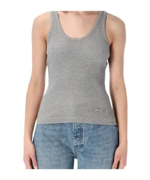 Ganni Crewneck Camis Tanks For Women