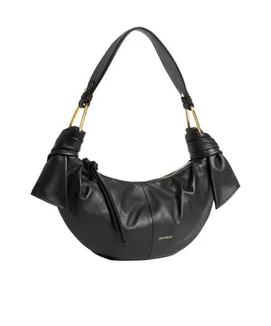COCCINELLE Furoshiki Knot Detailed Small Shoulder Bag - Black