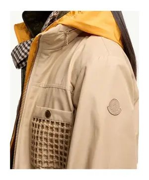 Moncler Bougain Twill Hooded Jacket