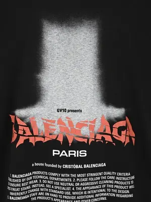 Balenciaga The Door Oversized T-shirt - Black