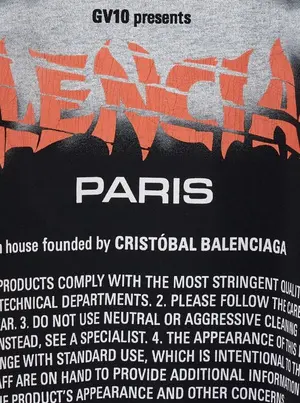 Balenciaga The Door Oversized T-shirt - Black