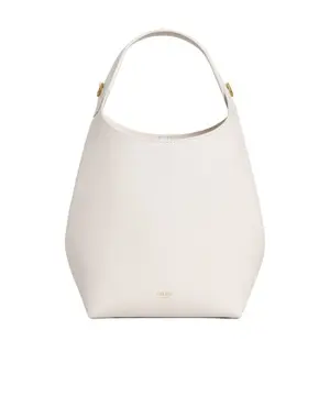 Celine Small Hobo Bag In Supple Smooth Calfskin - Rice