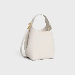 Celine Small Hobo Bag In Supple Smooth Calfskin - Rice