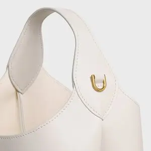 Celine Small Hobo Bag In Supple Smooth Calfskin - Rice
