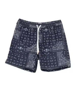 Eleventy Eleventy Paisley Patterned Swim Trunks Blue
