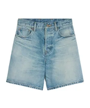 CELINE Celine Cotton Denim Shorts