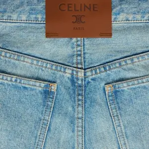 Celine Cotton Denim Shorts