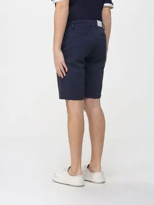 Eleventy Wide Leg Shorts - Blue