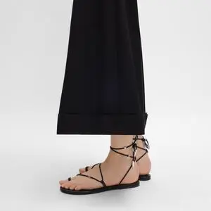 Celine Spiral Sandals In Lambskin