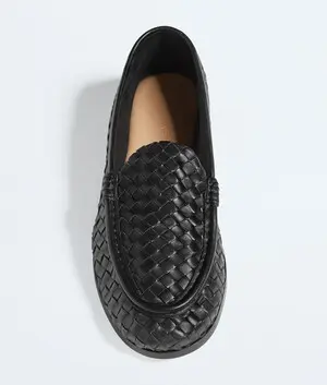 Bottega Veneta Silenzio Loafers - Black