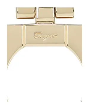FERRAGAMO Logo Keychain - Nude