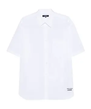 Comme Des Garçons Short Sleeve Pocket Shirt - White