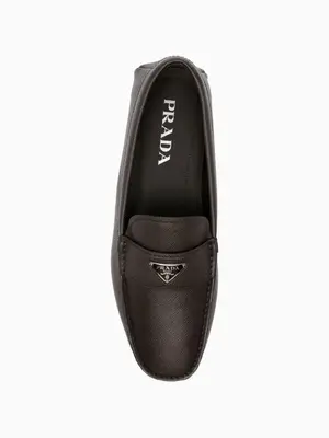 Prada Triangle-logo Loafers