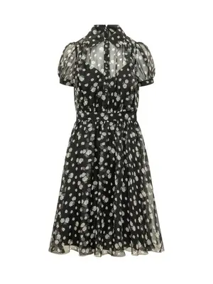 Dolce & Gabbana Floral Print Chiffon Dress