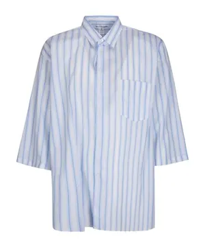 Comme Des Garçons Striped Short Sleeved Shirt