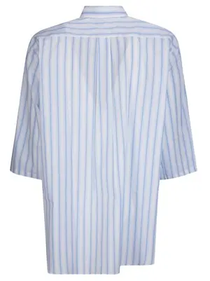 Comme Des Garçons Striped Short Sleeved Shirt