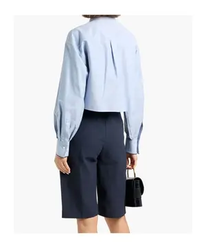 Brunello Cucinelli Cotton Cropped Shirt