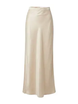 Gucci Fine Silk Faille Long Skirt
