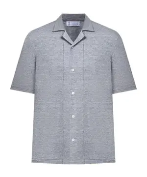 Brunello Cucinelli Short-sleeved Knitted Cardigan