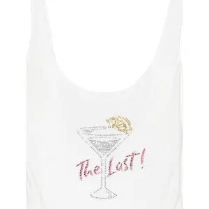 Oseree Crystal Motif One-piece Swimsuit