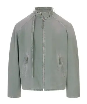 Marni High Collar Zip-up Jacket