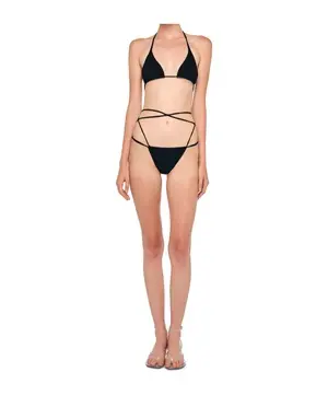 Norma Kamali Criss-cross Bikini Set